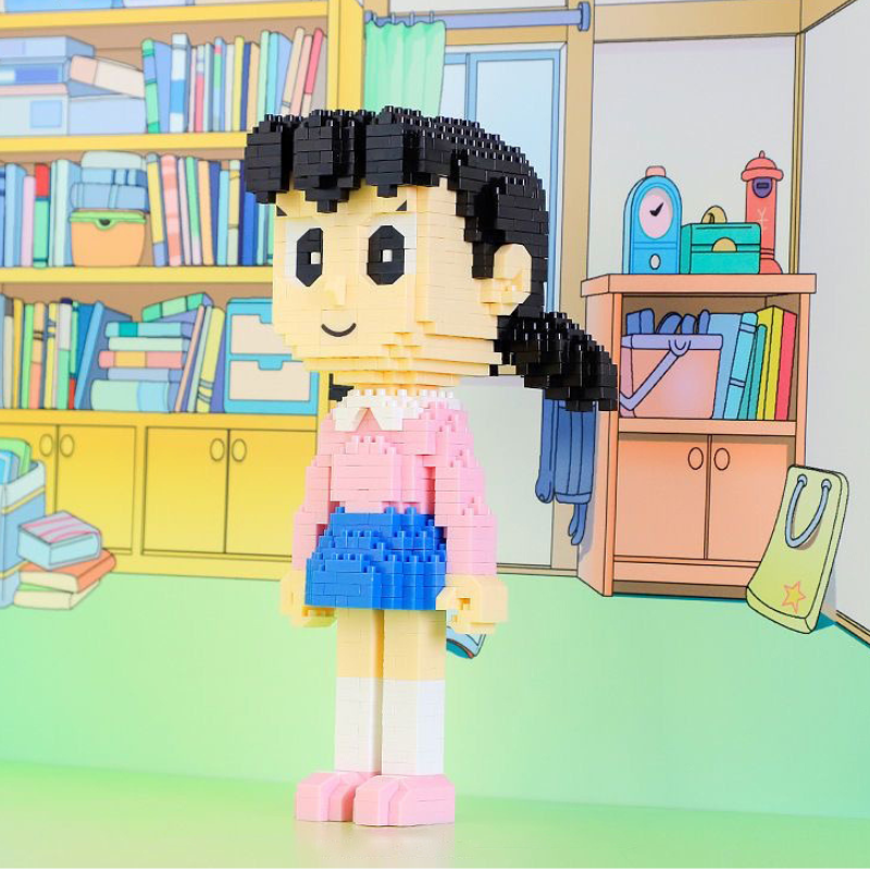 Doraemon Shizuka Minamoto Micro-Diamond Particle Building Block Set ...