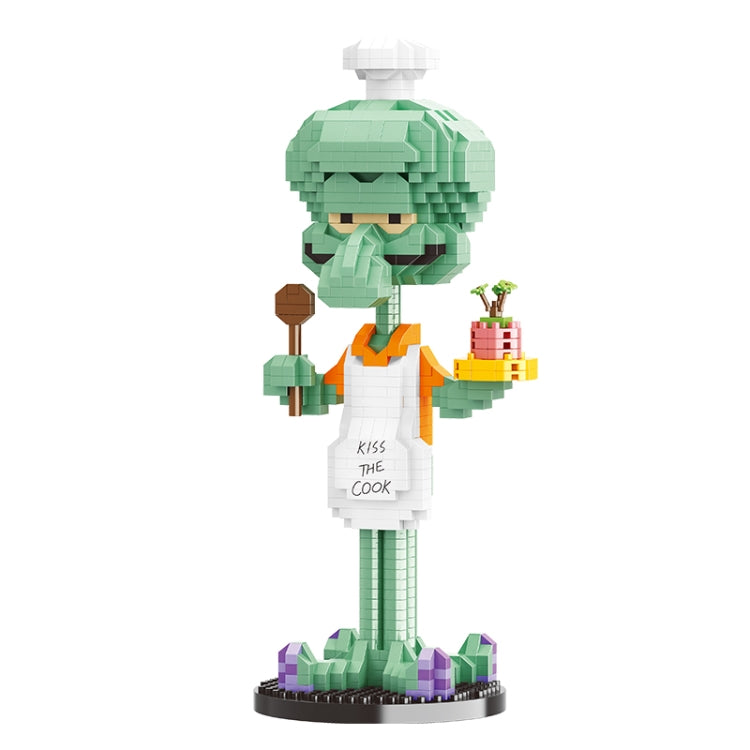 SpongeBob SquarePants Squidward Micro-Diamond Particle Building Block ...