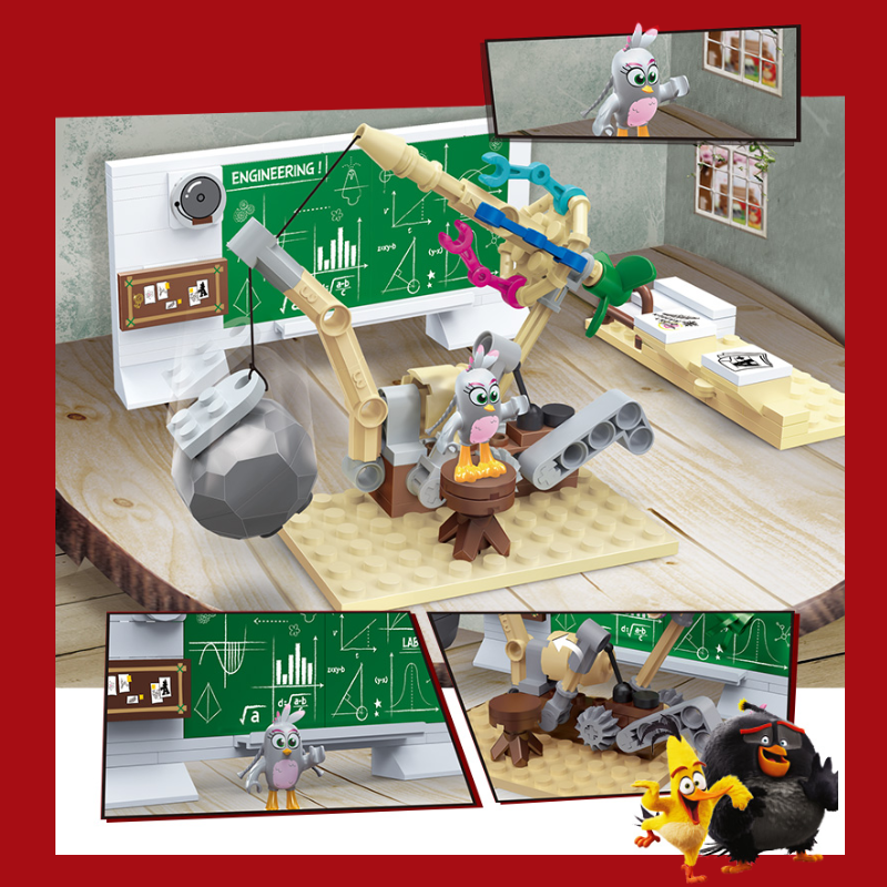 Angry Birds™ Avian Academy Building Block Set - One Quarter