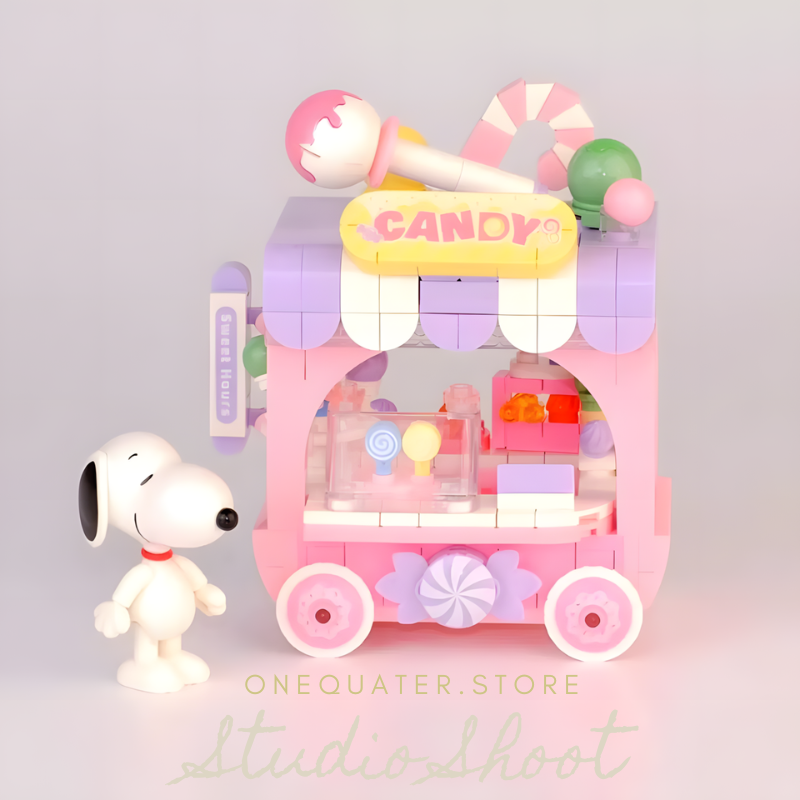 Peanuts® Entrepreneur Snoopy Candy Stand Building Block - One Quarter