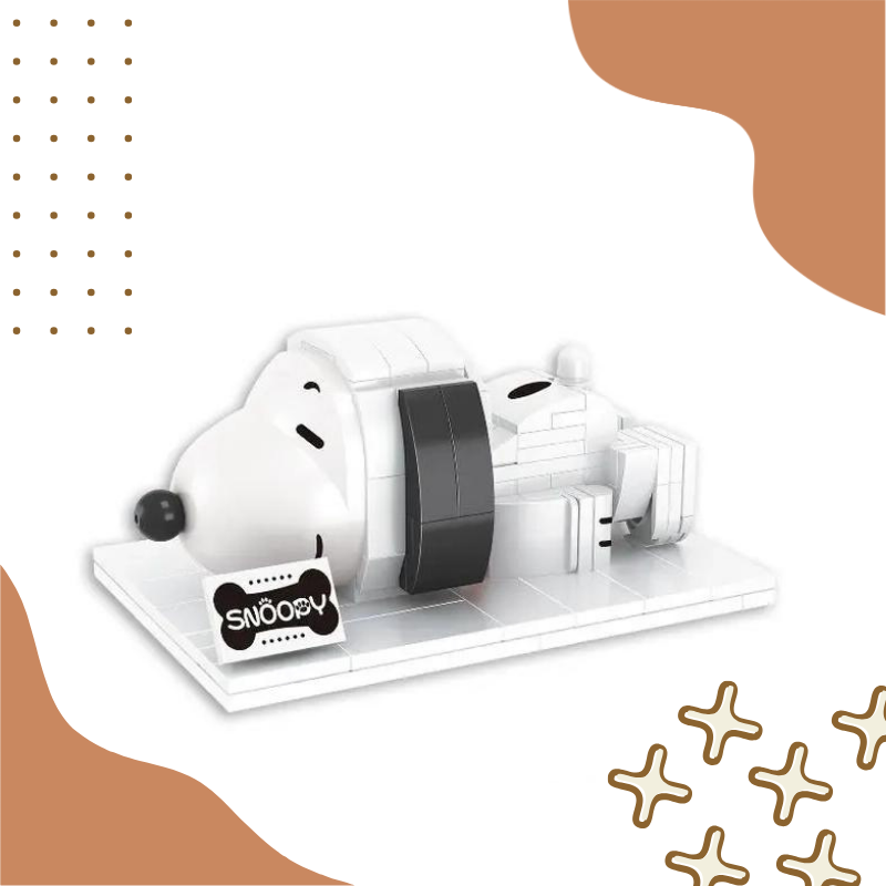 Peanuts® Snoopy Sleeping Snoopy BrickHeadz Building Block Set - One Quarter