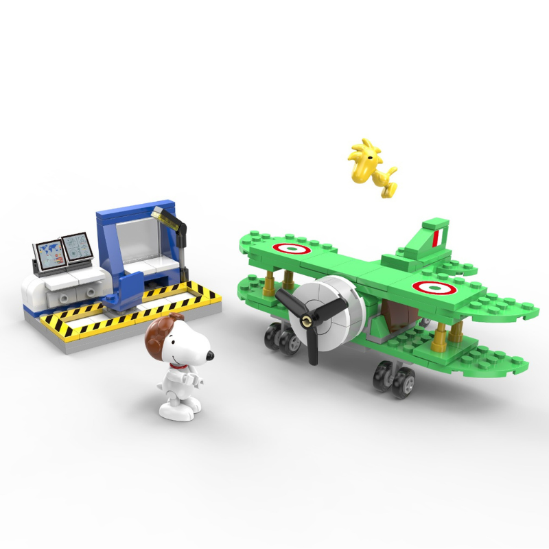 Peanuts® Snoopy Every Day Fun Aircraft Base Building Block Set - One ...