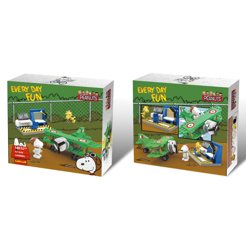 Peanuts® Snoopy Every Day Fun Aircraft Base Building Block Set - One ...