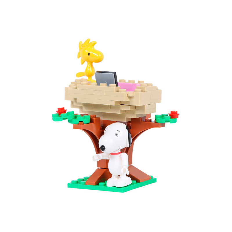 Peanuts® Snoopy Every Day Fun Bird Nest Building Block Set - One Quarter