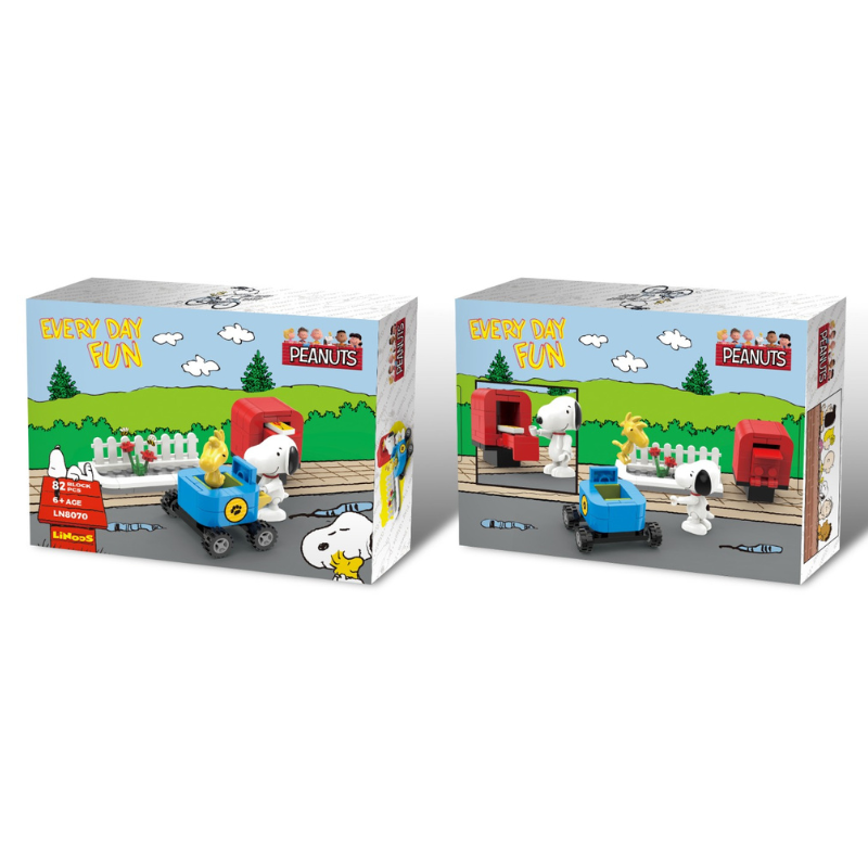 Peanuts® Snoopy Every Day Fun Mailbox Building Block Set - One Quarter