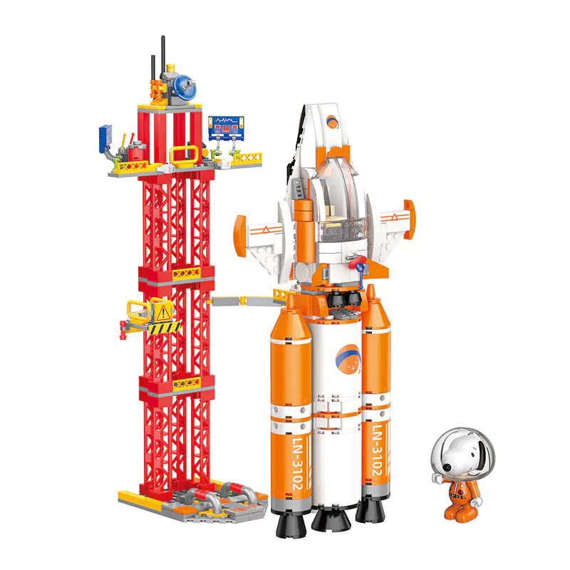 Peanuts® Snoopy Mars Exploration Mars Rocket Building Block Set - One ...