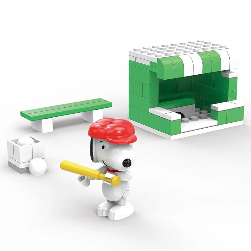 Peanuts® Snoopy Sports Spring Training Building Block Set - One Quarter