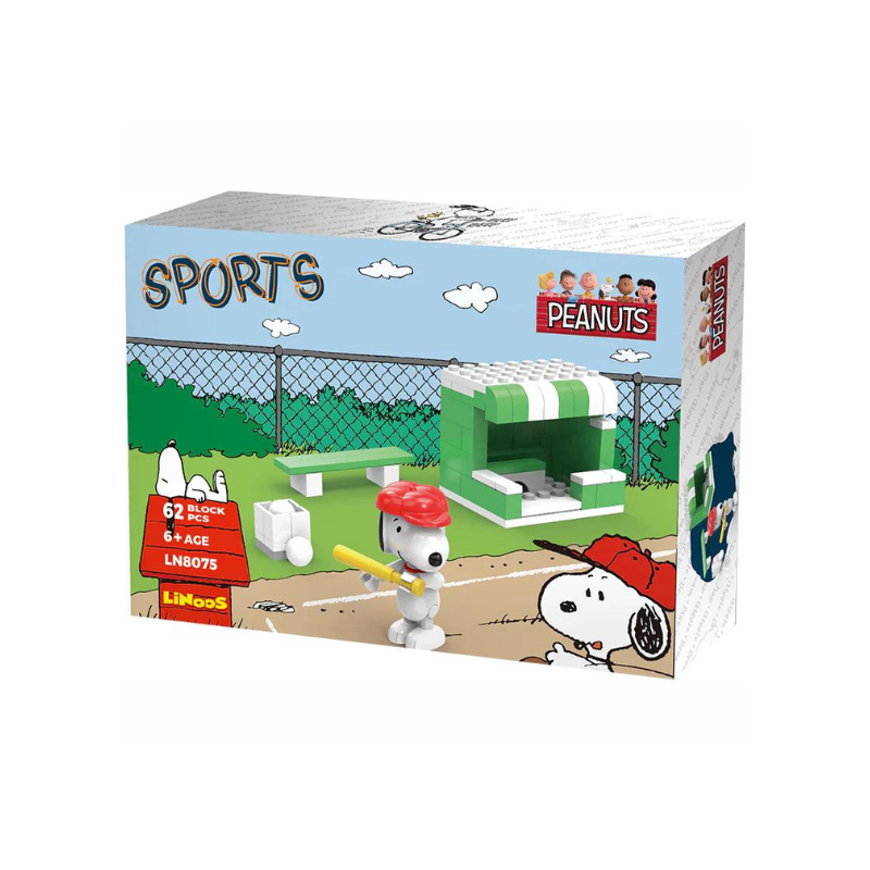 Peanuts® Snoopy Sports Spring Training Building Block Set - One Quarter