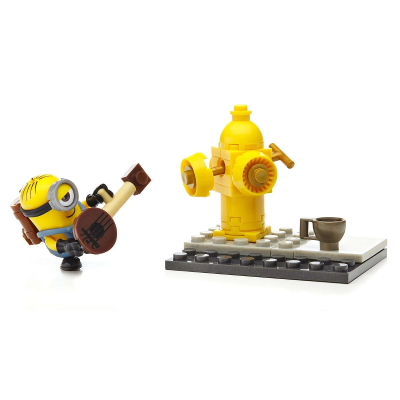 Despicable Me Minions Hydrant Crush Building Block Set - One Quarter