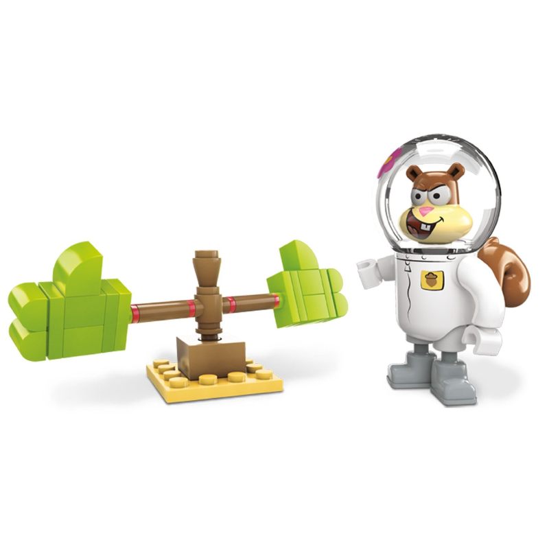 SpongeBob SquarePants Sandy Wacky Building Block Pack - One Quarter