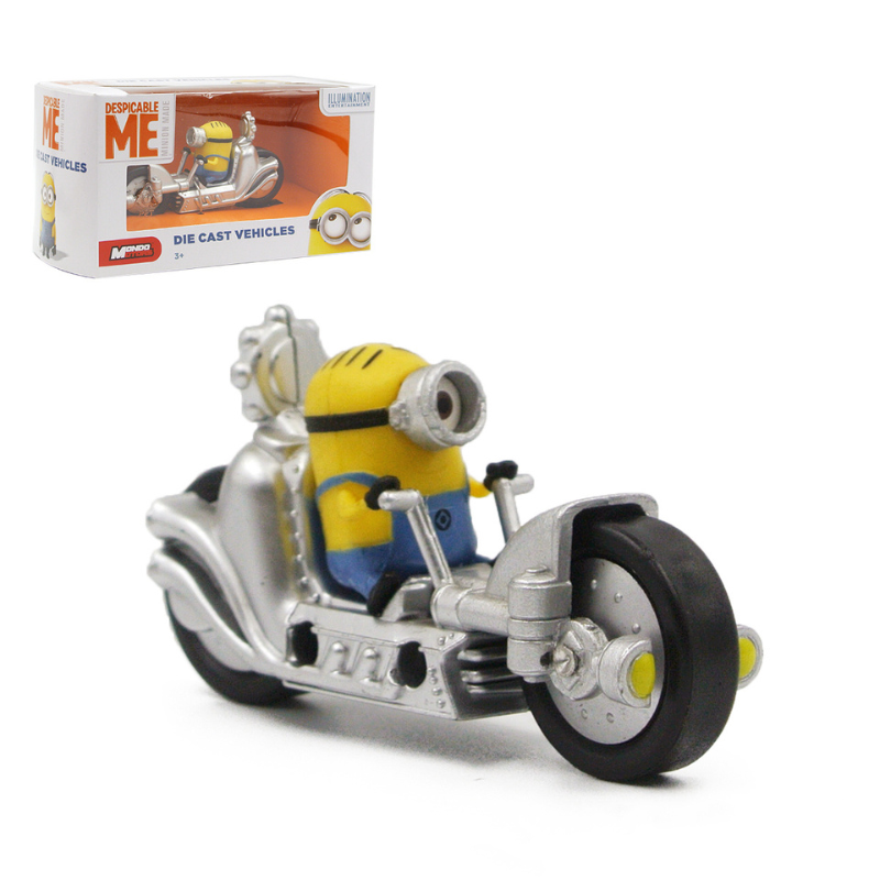 Despicable Me Minions Stuart with 2-Wheel Dragster 1:43 Die-Cast ...