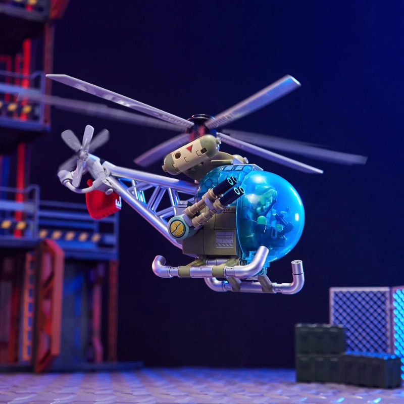 METAL SLUG™ Super Vehicle SV-H03 Slug Copter Building Toy Set - One Quarter