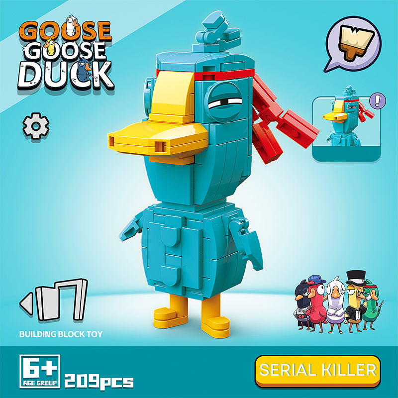 Goose Goose Duck Duck Role Serial Killer Building Block Set - One Quarter