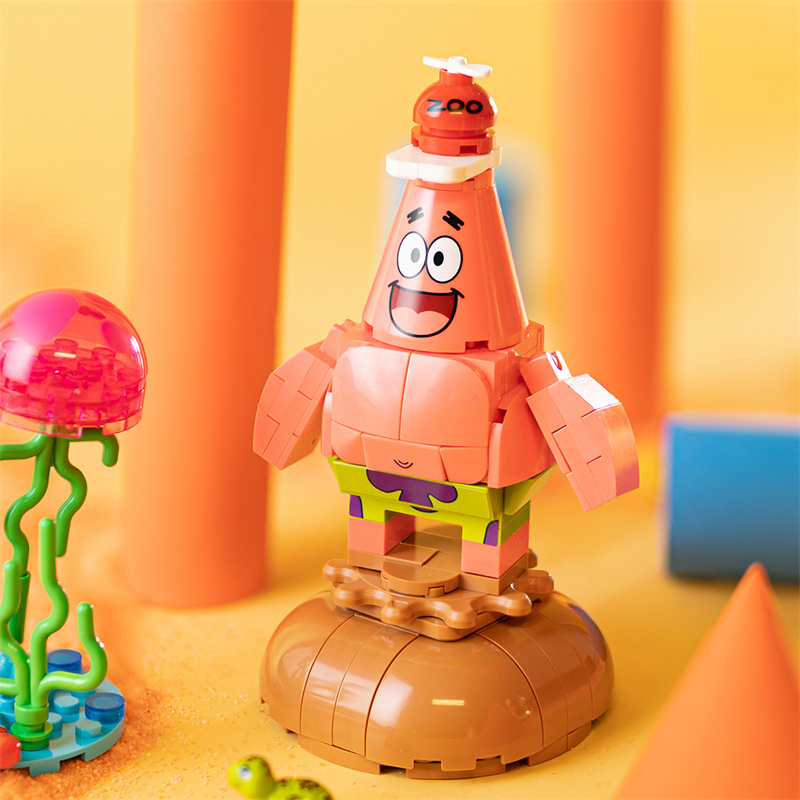 SpongeBob SquarePants Patrick House Building Block Set - One Quarter