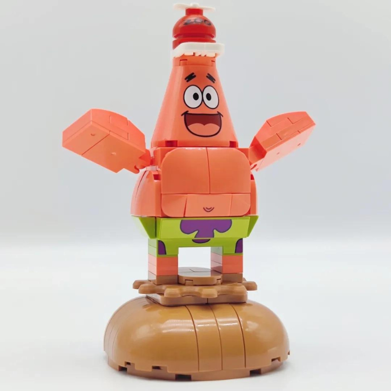 SpongeBob SquarePants Patrick House Building Block Set - One Quarter