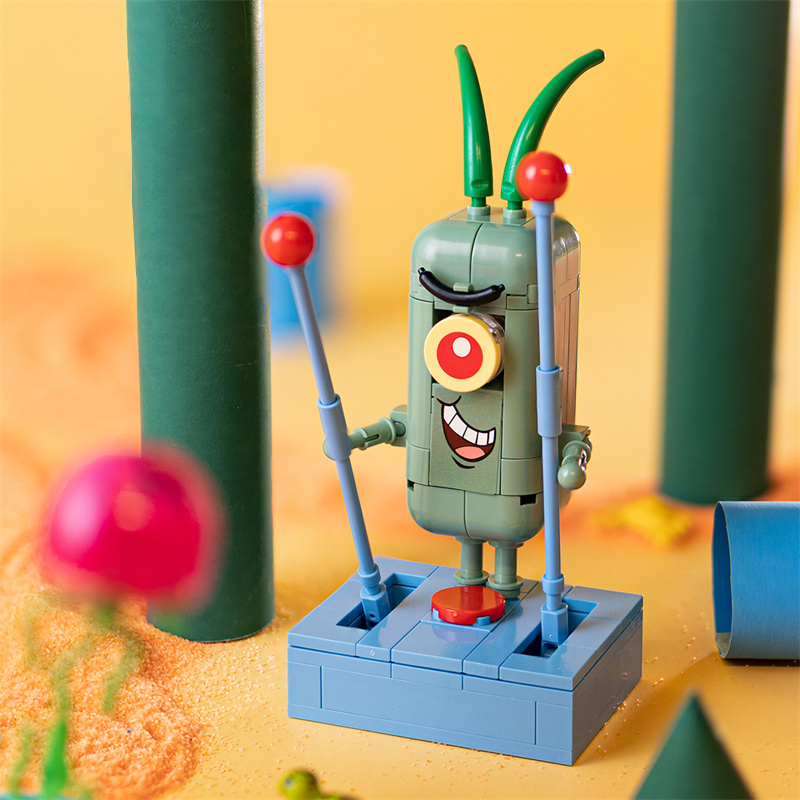 SpongeBob SquarePants Plankton Building Block Set - One Quarter