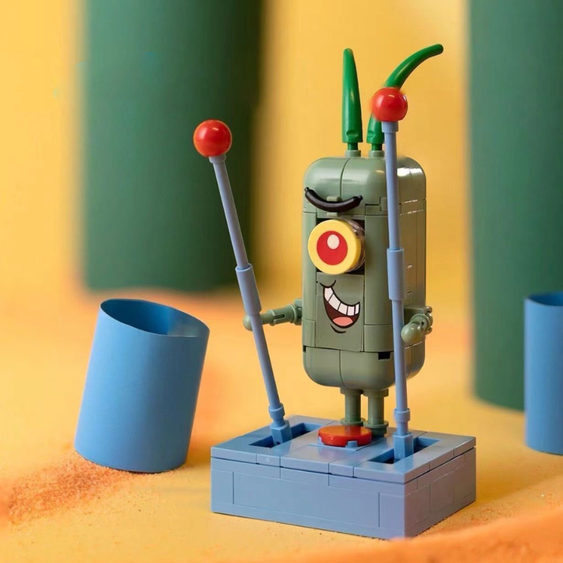 SpongeBob SquarePants Plankton Building Block Set - One Quarter