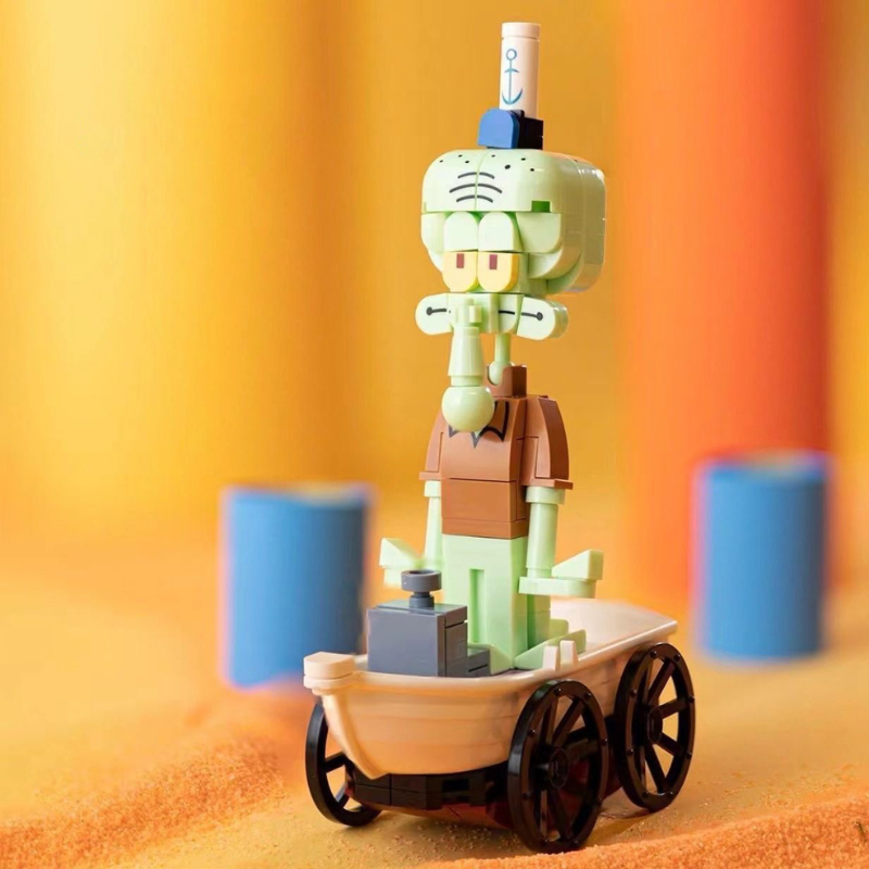 SpongeBob SquarePants Squidward WorkStation Building Block Set - One ...