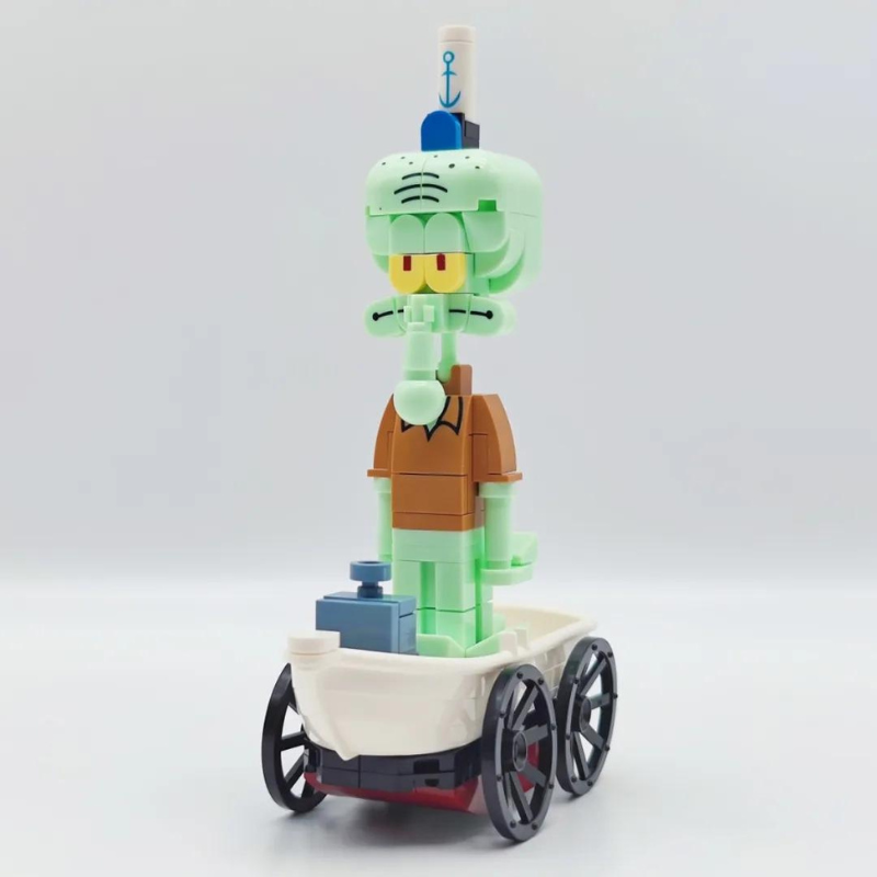 SpongeBob SquarePants Squidward WorkStation Building Block Set - One ...