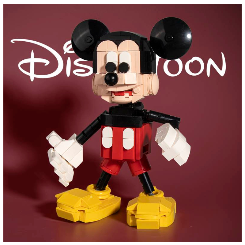 Disney Buildable Characters Mickey Mouse Building Block Set - One Quarter