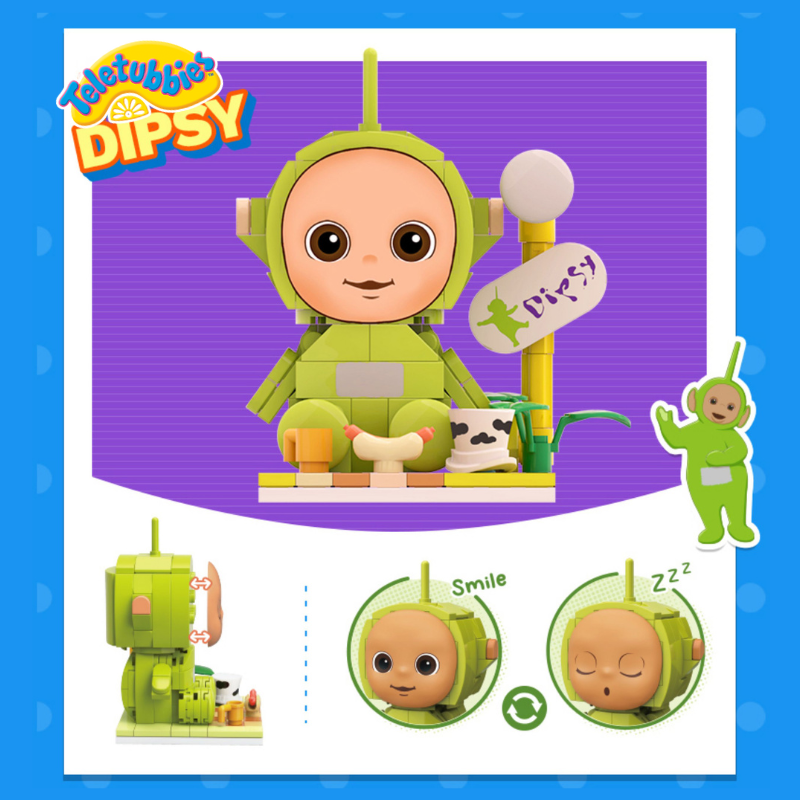 Teletubbies™ Dipsy Building Block Set - One Quarter