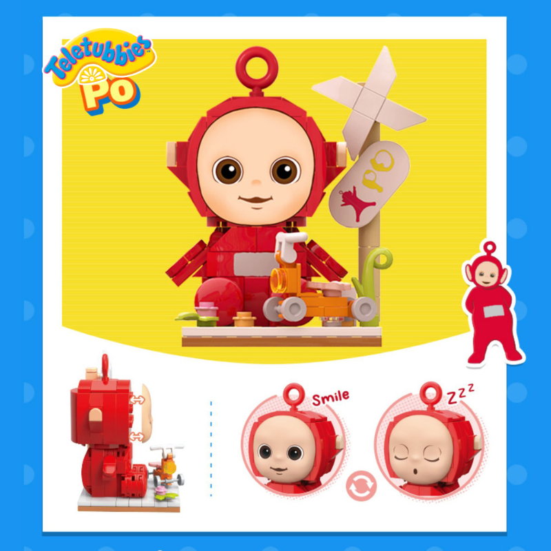 Teletubbies™ Po Building Block Set - One Quarter