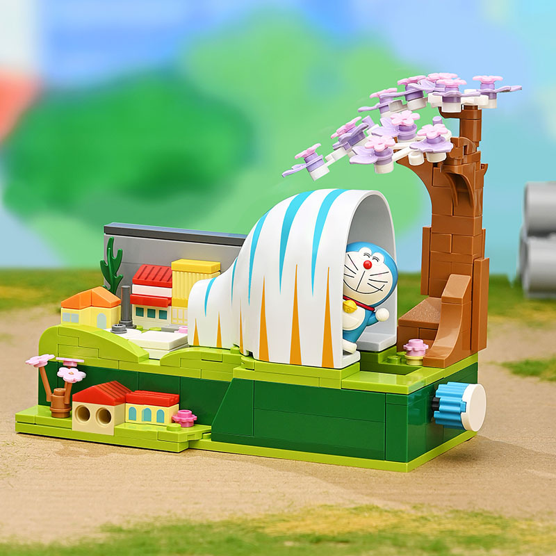 Doraemon Gulliver Tunnel Building Block Set - One Quarter