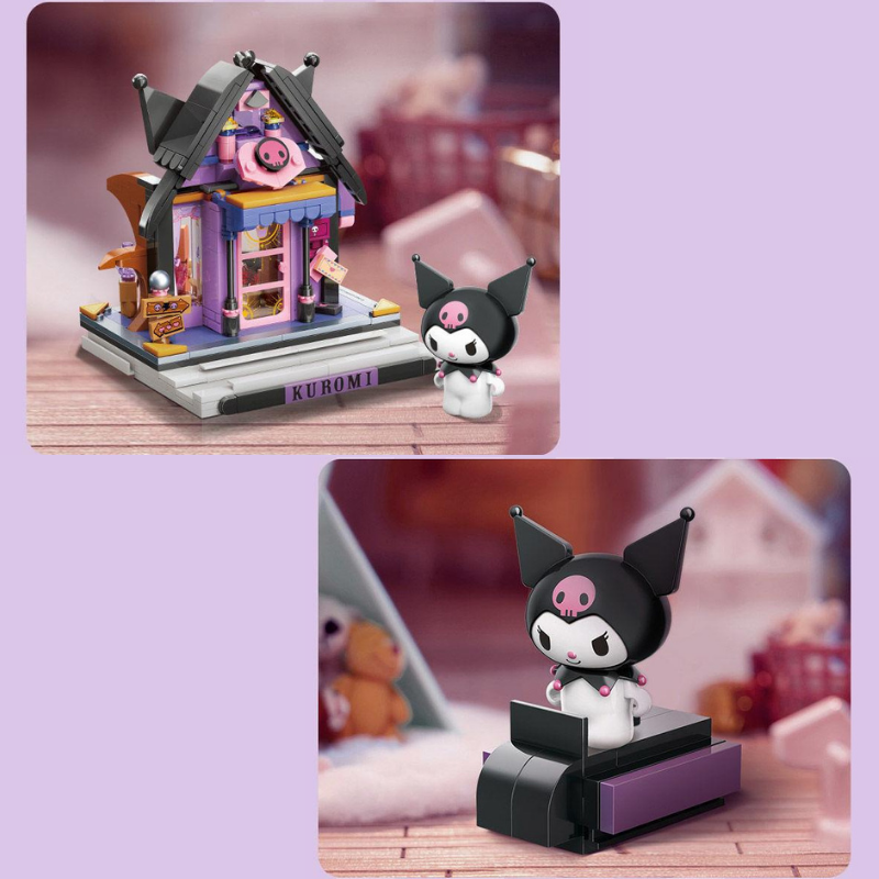 Sanrio Kuromi Astrology Shop Building Block Set - One Quarter